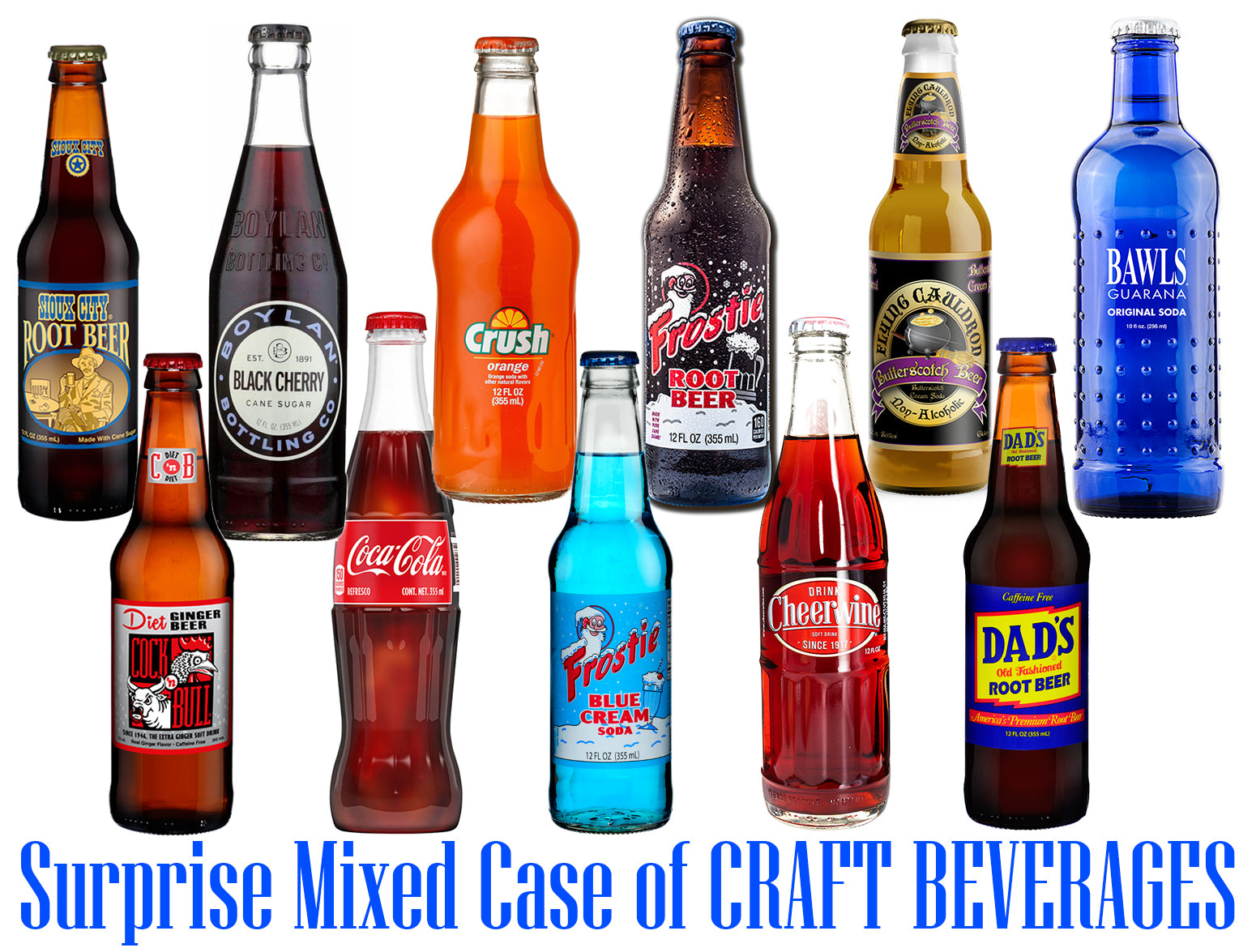 Craft Soda Mixed Case Variety Pack – Blue Dog Beverage Store