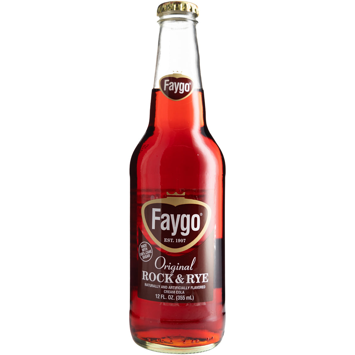 Faygo Rock & Rye – Cherry Cream Cola 12oz 24‑Pack – Blue Dog Beverage Store